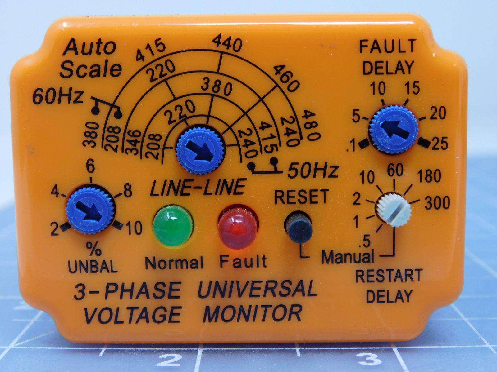 Diversified Electronics Slu 100 Asa Universal Voltage 3 Phase Monitor